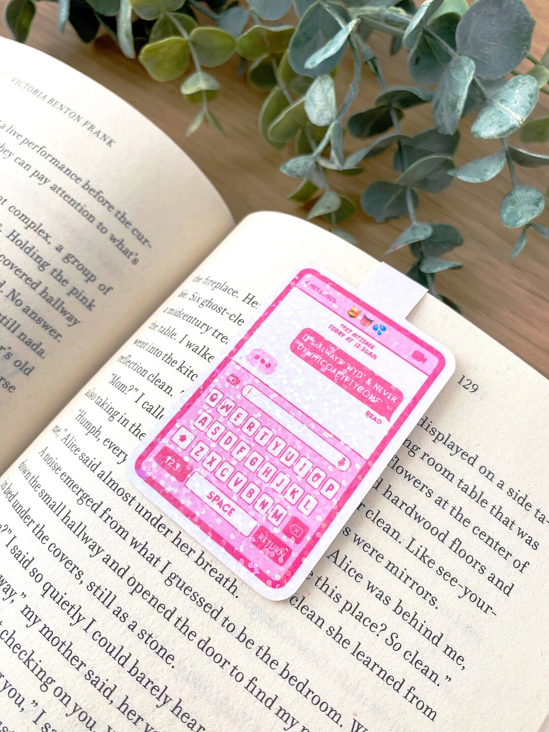 WYD Text Message Magnetic Bookmark, Romantasy Reader, Spicy Bookmark ...