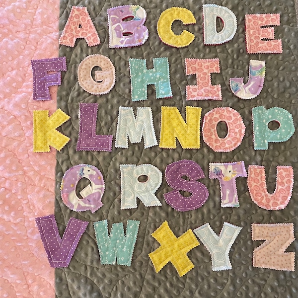 Fabric Alphabet - Etsy