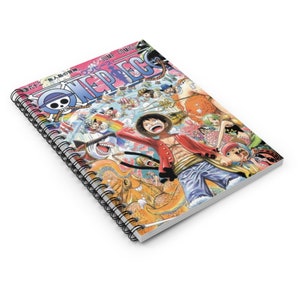 ONE PIECE Notebook Kawaii Notebook Japanese Vogue Cover Anime Themed A5 ...