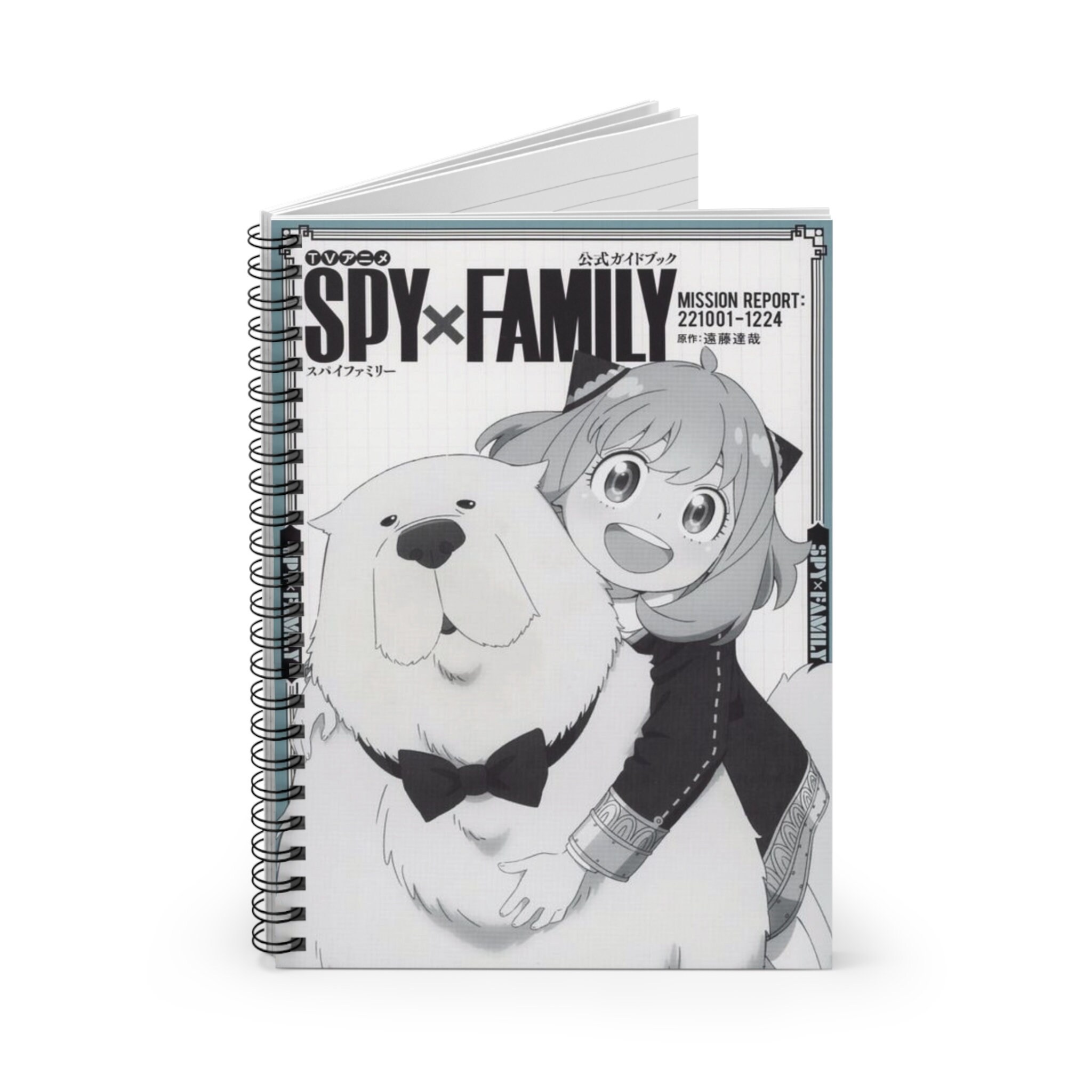 SPY X FAMILY Notebook ANYA Merch Kawaii Notebook Japanese Vogue Cover ...