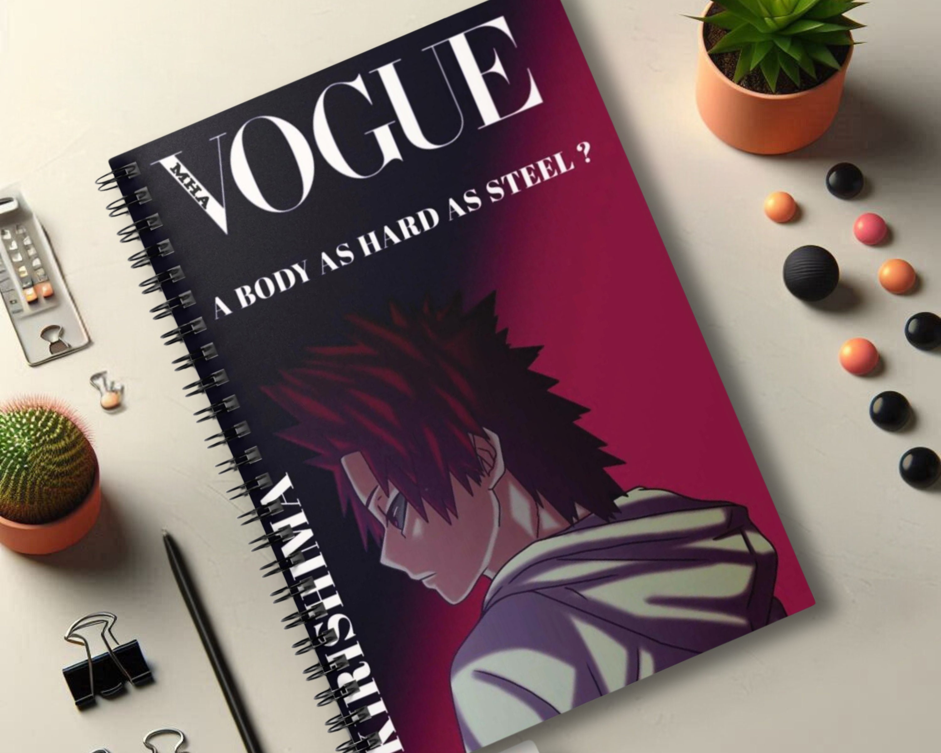 MY HERO ACADEMIA Notebook, Bnha Kawaii Anime Journal, Free Shipping ...