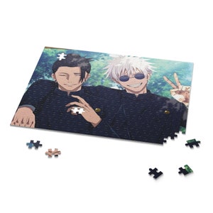 JUJUTSU KAISEN Jigsaw Puzzle, Satoru Gojo, Suguru Geto, Anime Puzzle ...