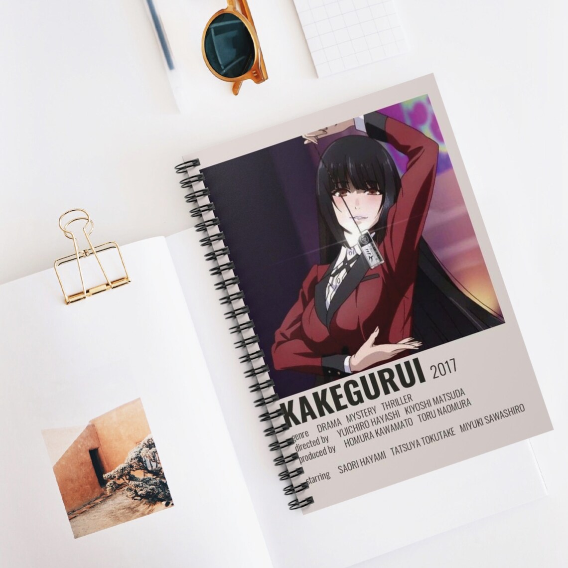 KAKEGURUI Notebook, Kawaii Anime Journal, Free Shipping, Japanese ...