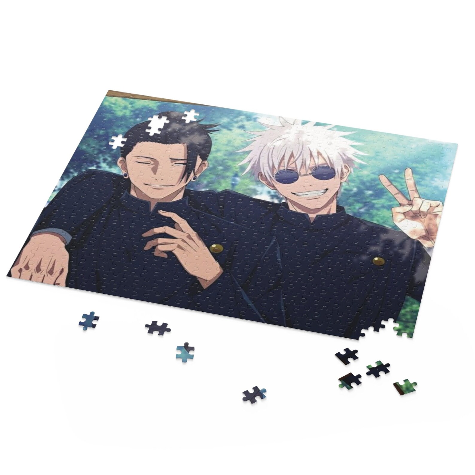 JUJUTSU KAISEN Jigsaw Puzzle, Satoru Gojo, Suguru Geto, Anime Puzzle ...