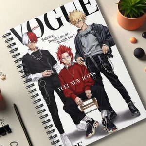 MY HERO ACADEMIA Notebook Free Shipping Japanese Notebook Kawaii Vogue ...