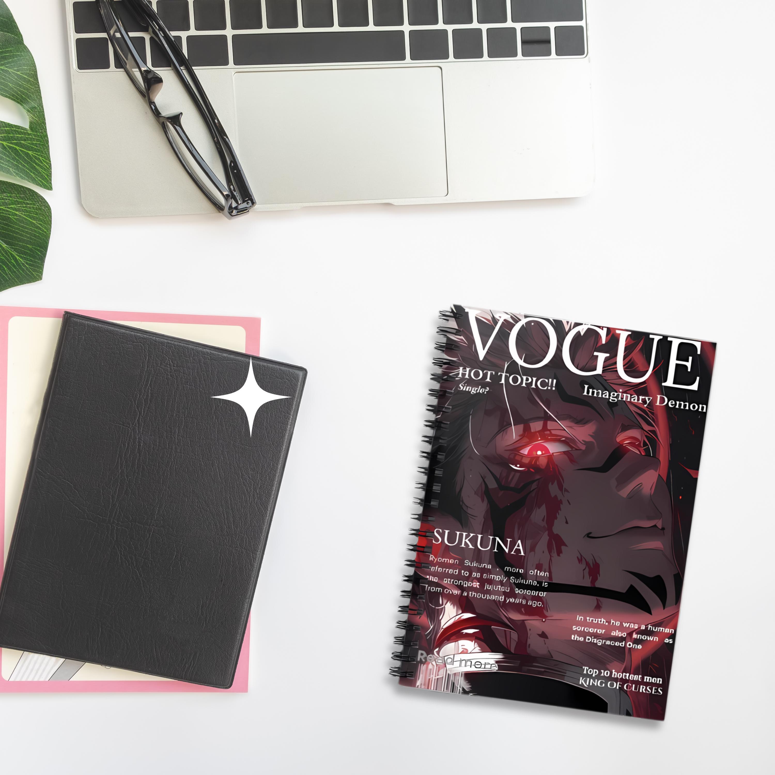 Custom JUJUTSU KAISEN Journal | Ryomen Sukuna A5 Notebook | Kawaii ...