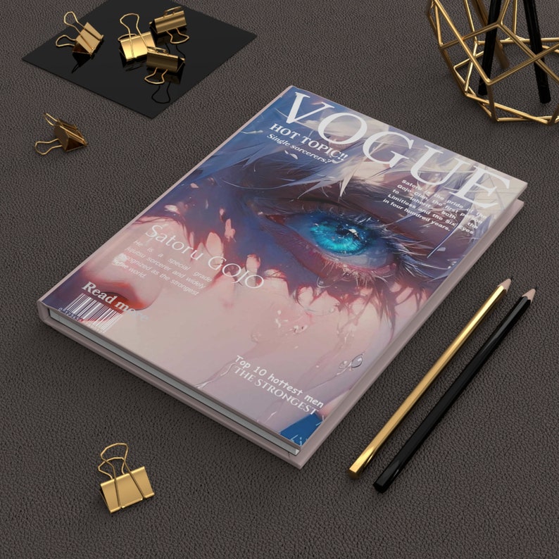 Custom JUJUTSU KAISEN Journal Gojo Satoru A5 Notebook Kawaii Vogue ...