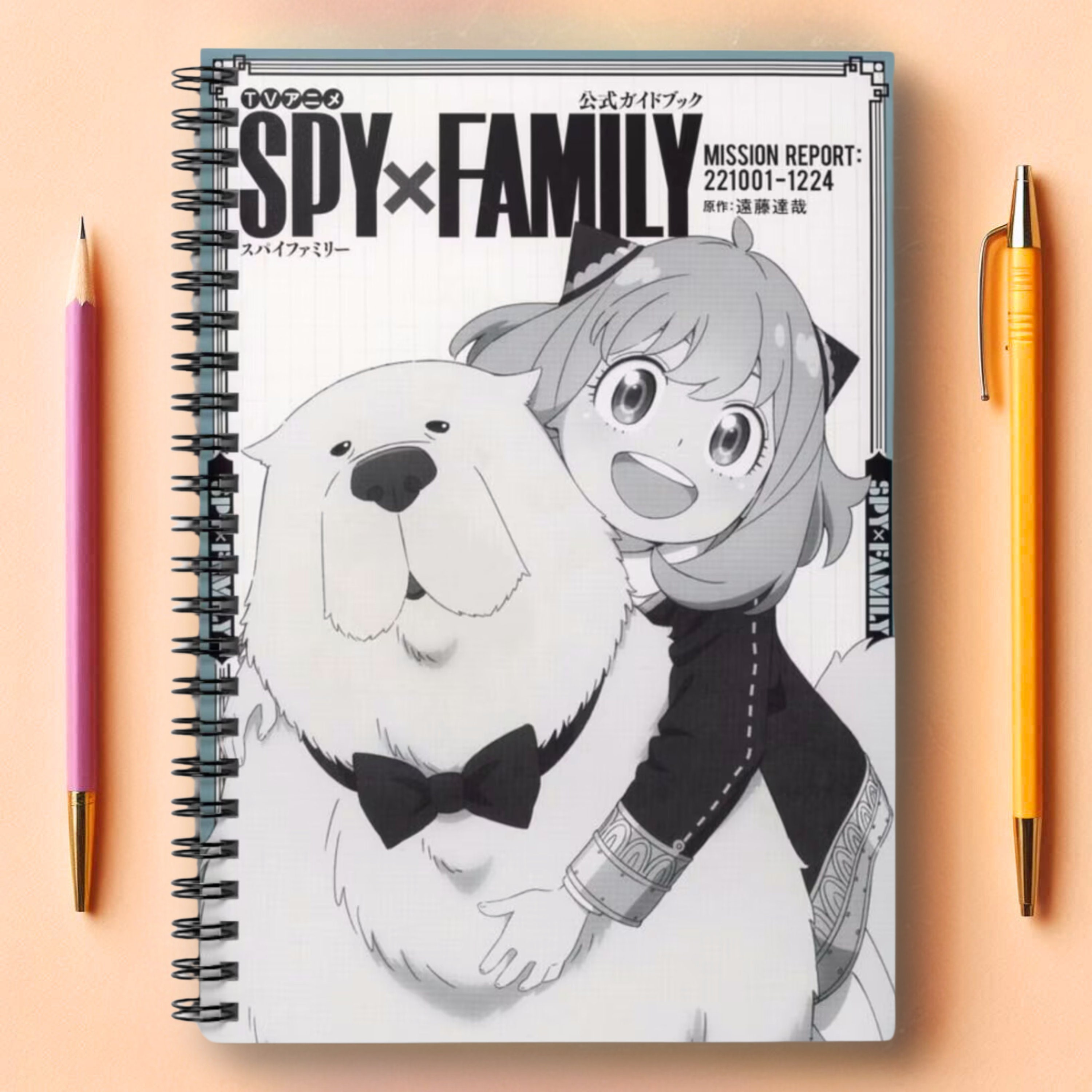SPY X FAMILY Notebook ANYA Merch Kawaii Notebook Japanese Vogue Cover ...