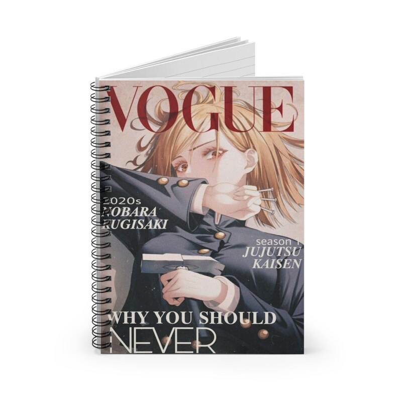 JUJUTSU KAISEN Notebook, NOBARA Kawaii Anime Journal, Free Shipping ...