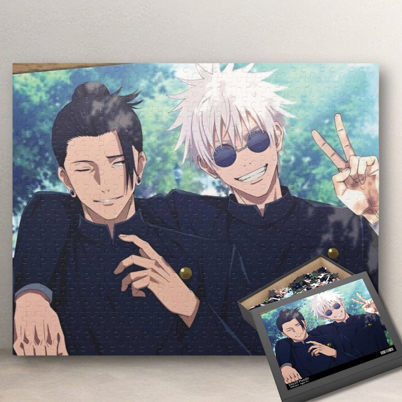 JUJUTSU KAISEN Jigsaw Puzzle, Satoru Gojo, Suguru Geto, Anime Puzzle ...