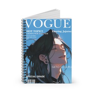 Jujutsu Kaisen Notebook - Geto Suguru Japanese Aesthetic | Kawaii Vogue ...