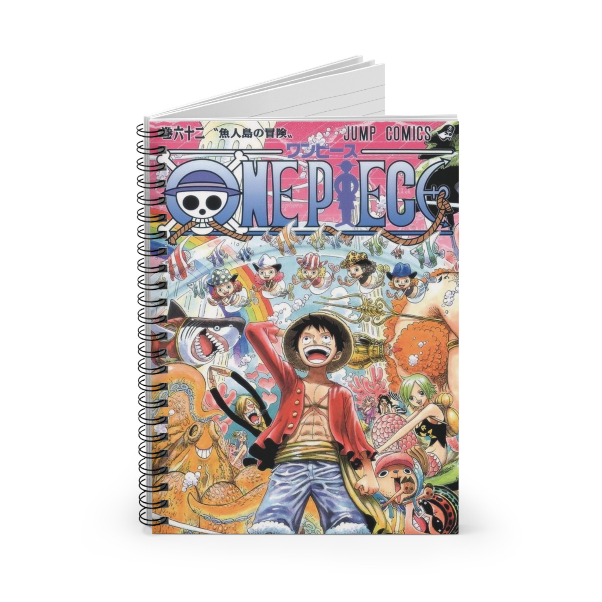 ONE PIECE Notebook Kawaii Notebook Japanese Vogue Cover Anime Themed A5 ...