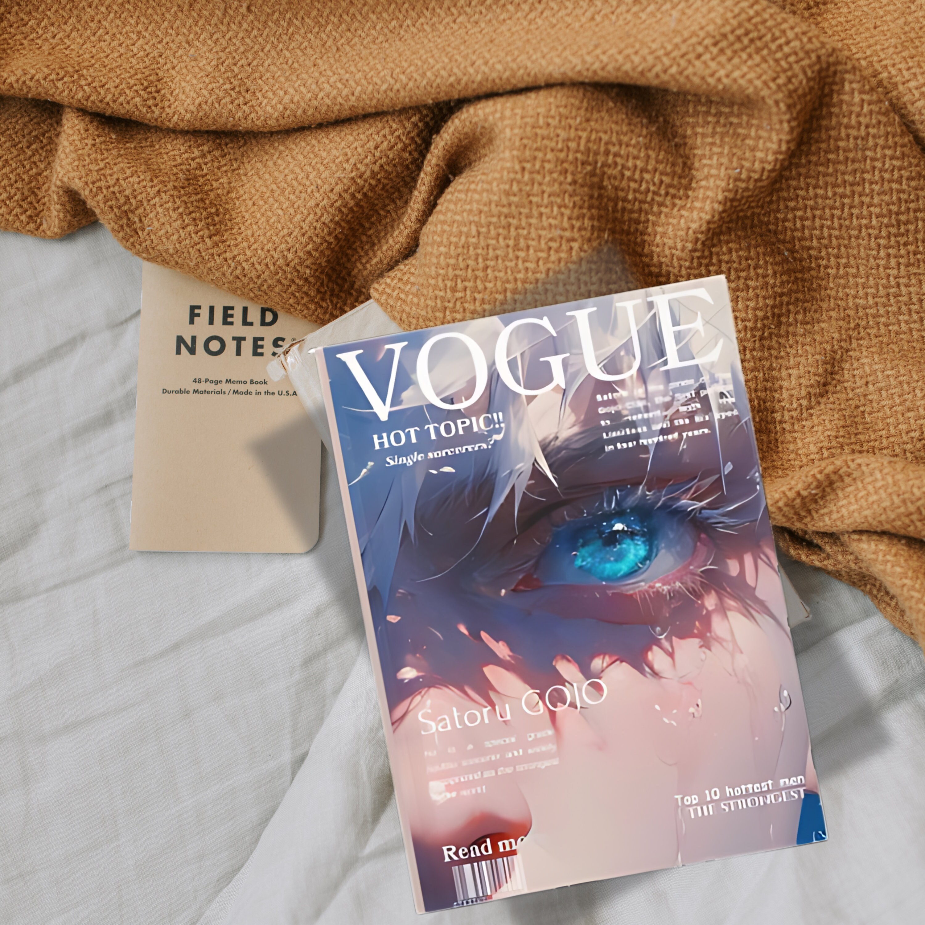 Custom JUJUTSU KAISEN Journal | Gojo Satoru A5 Notebook | Kawaii Vogue ...