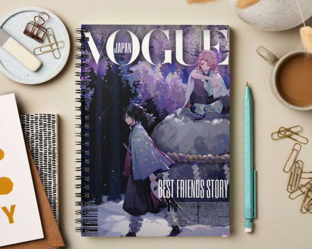 DEMON SLAYER Notebook Free Shipping, Japanese Notebook Kawaii Vogue ...
