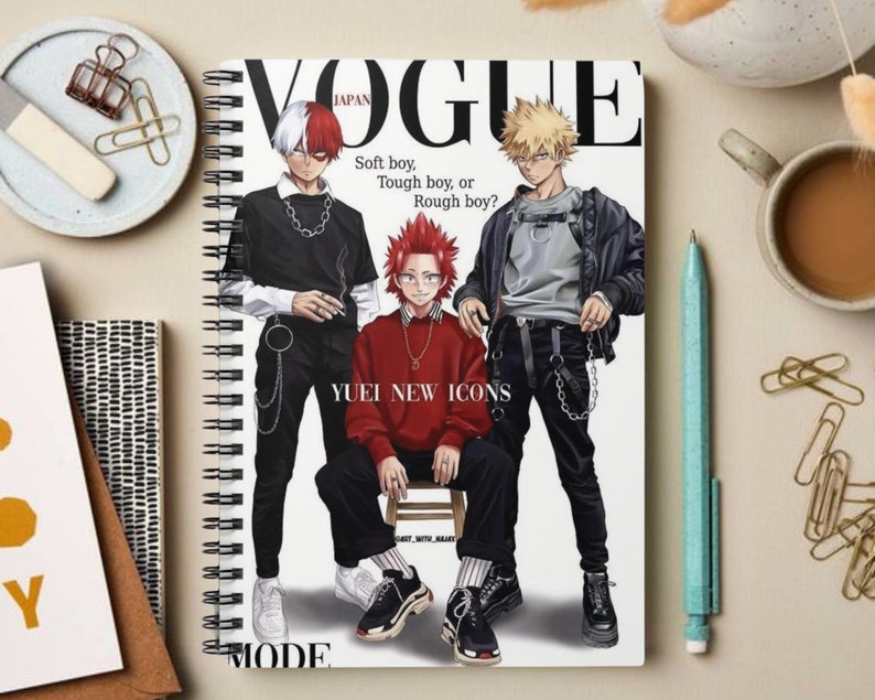 MY HERO ACADEMIA Notebook Free Shipping Japanese Notebook Kawaii Vogue ...