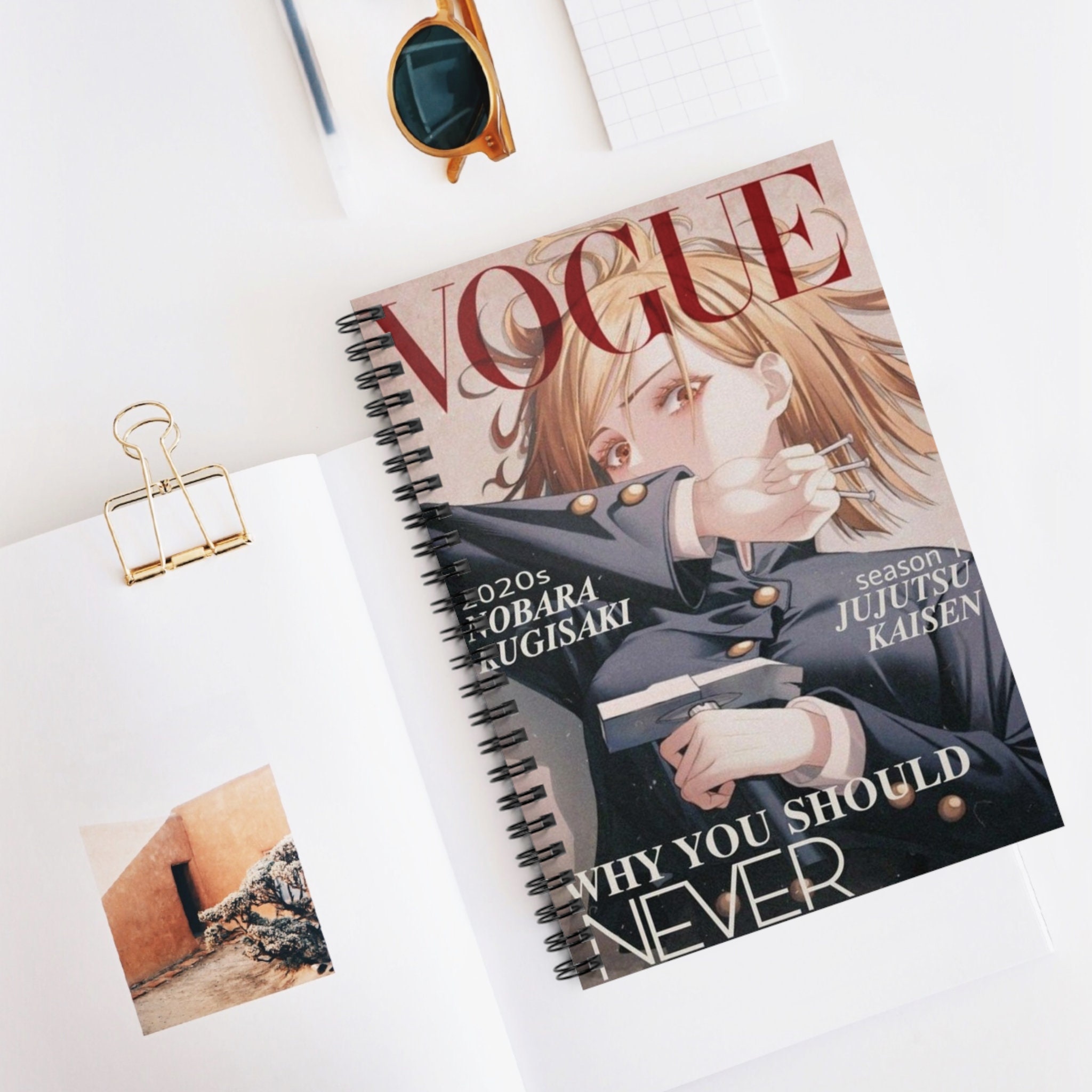 JUJUTSU KAISEN Notebook, NOBARA Kawaii Anime Journal, Free Shipping ...