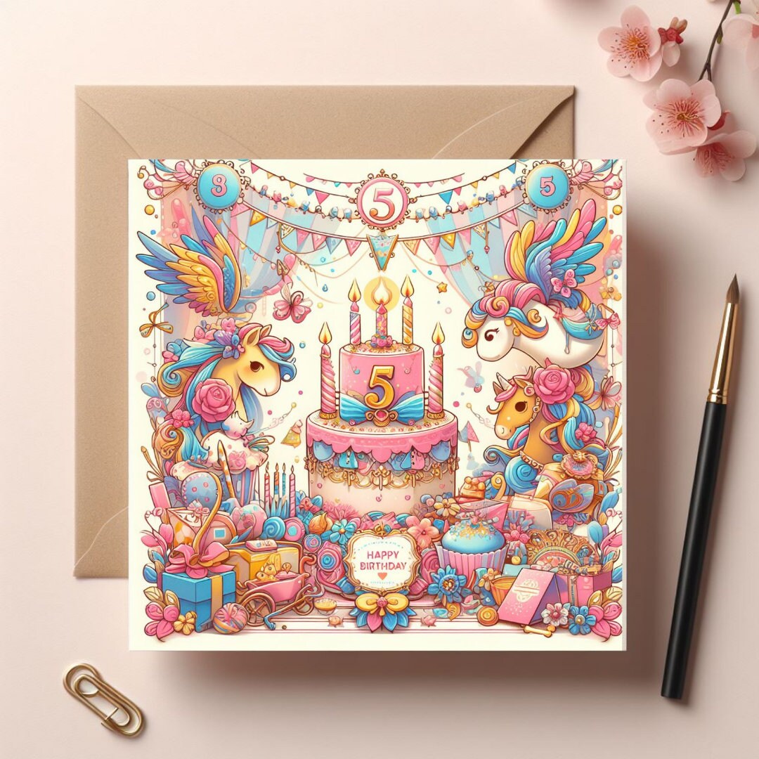 Printable Happy Birthday Card Perfect Gift Handmade Birthday Card for ...