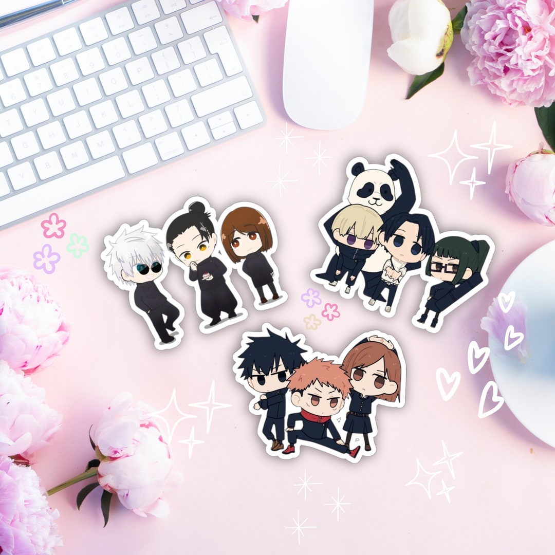 JUJUTSU KAISEN Anime Stickers Kawaii Stationary Anime Theme Gifts Anime ...