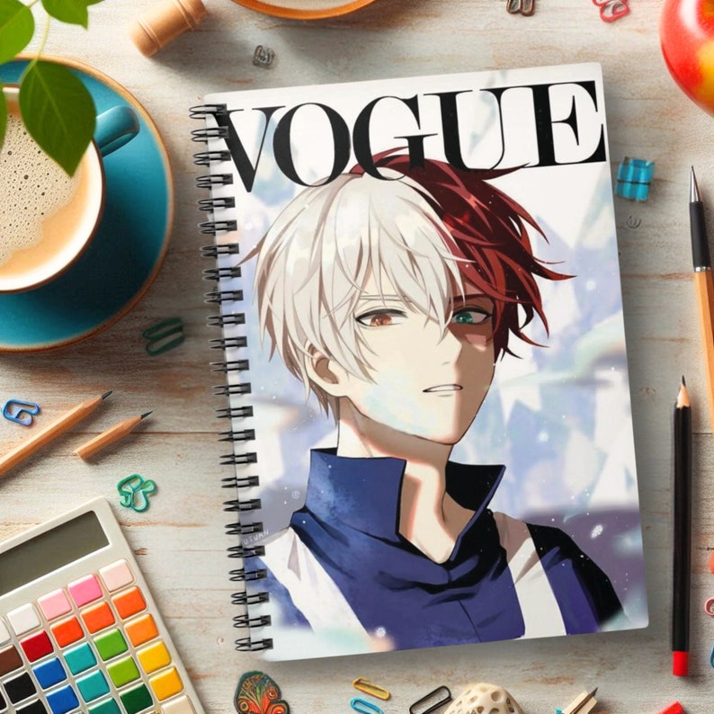 MY HERO ACADEMIA Notebook Kawaii Notebook Japanese Vogue Cover Anime ...