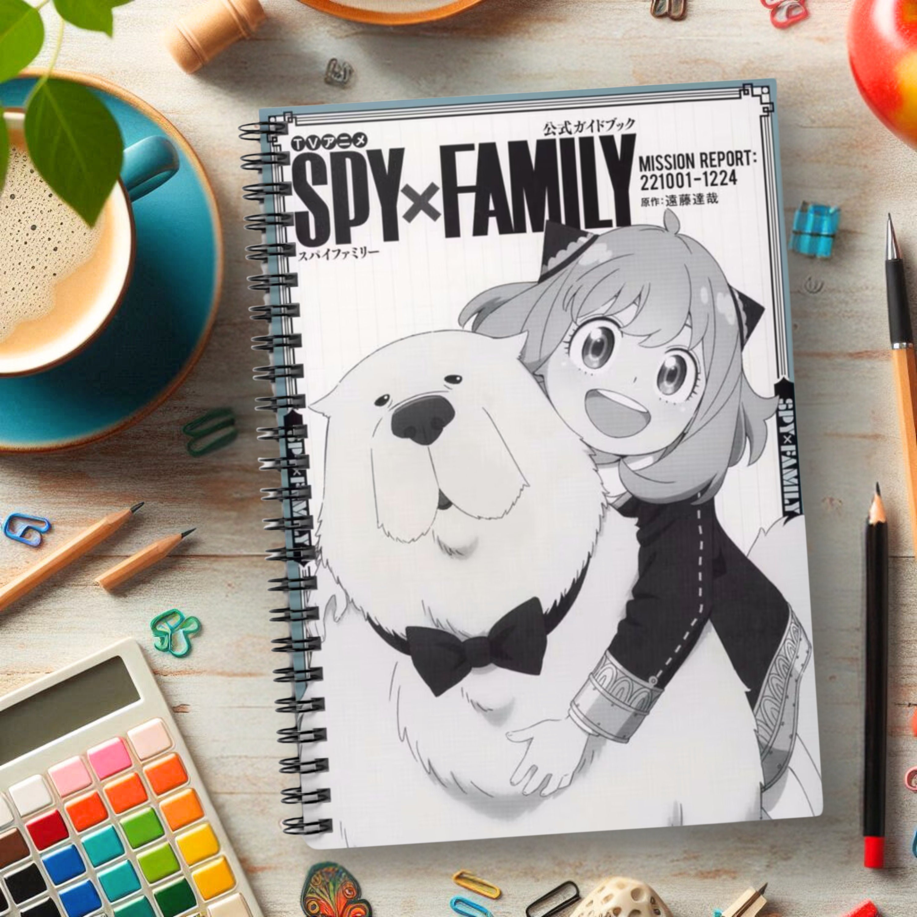 SPY X FAMILY Notebook ANYA Merch Kawaii Notebook Japanese Vogue Cover ...
