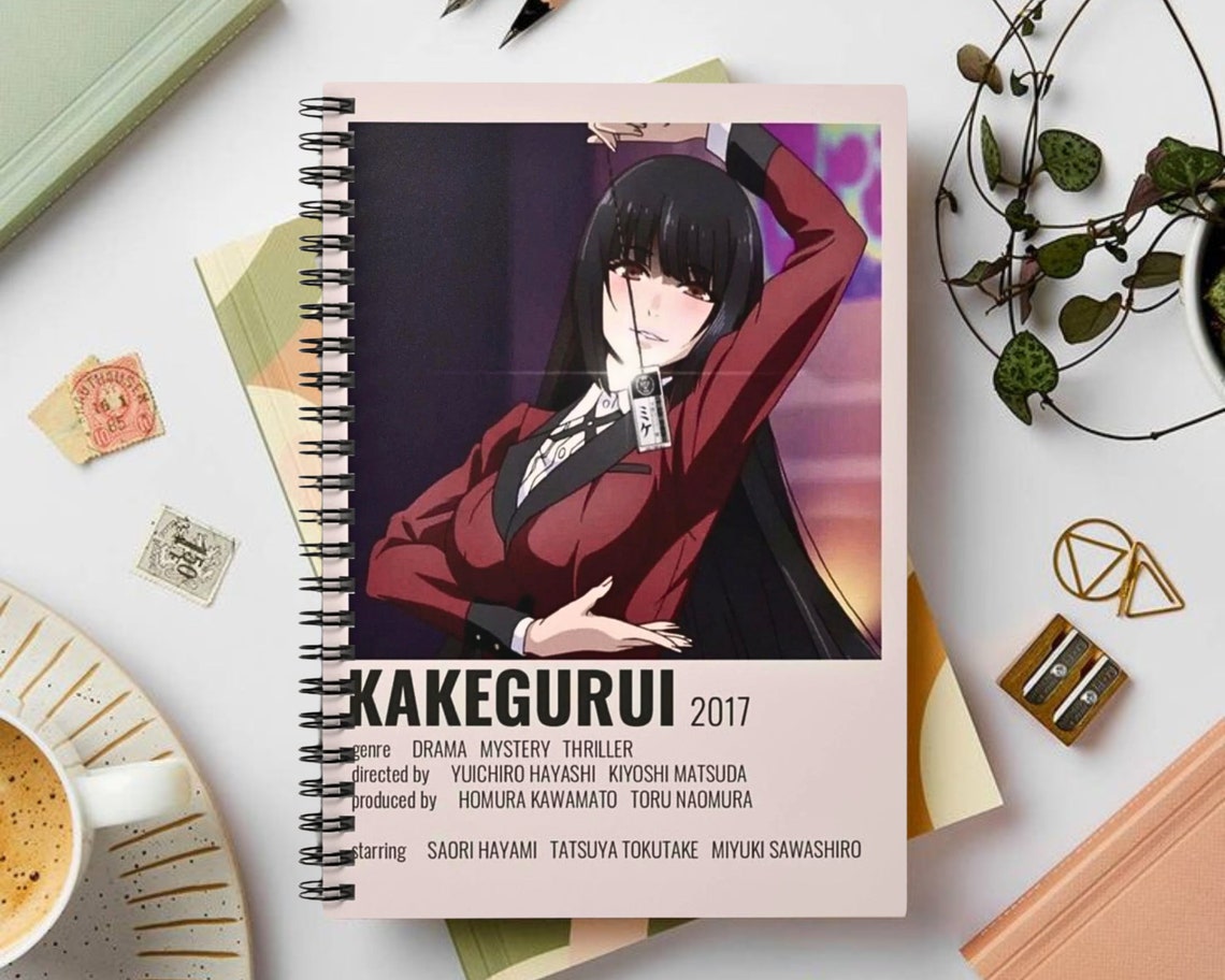 KAKEGURUI Notebook, Kawaii Anime Journal, Free Shipping, Japanese ...