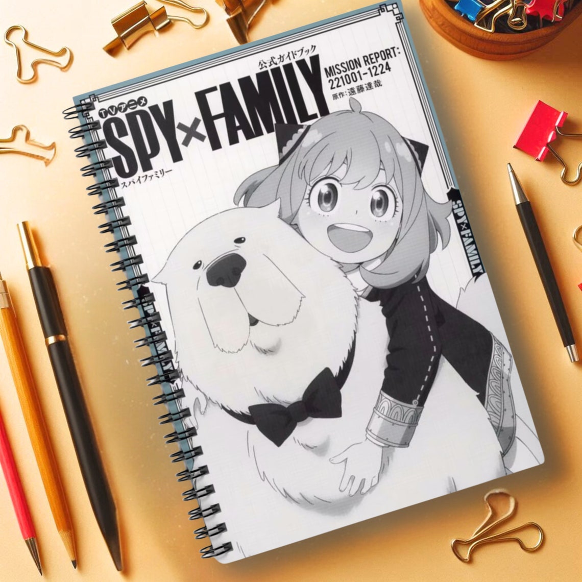 SPY X FAMILY Notebook ANYA Merch Kawaii Notebook Japanese Vogue Cover ...