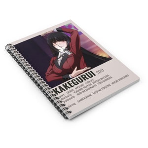 KAKEGURUI Notebook, Kawaii Anime Journal, Free Shipping, Japanese ...