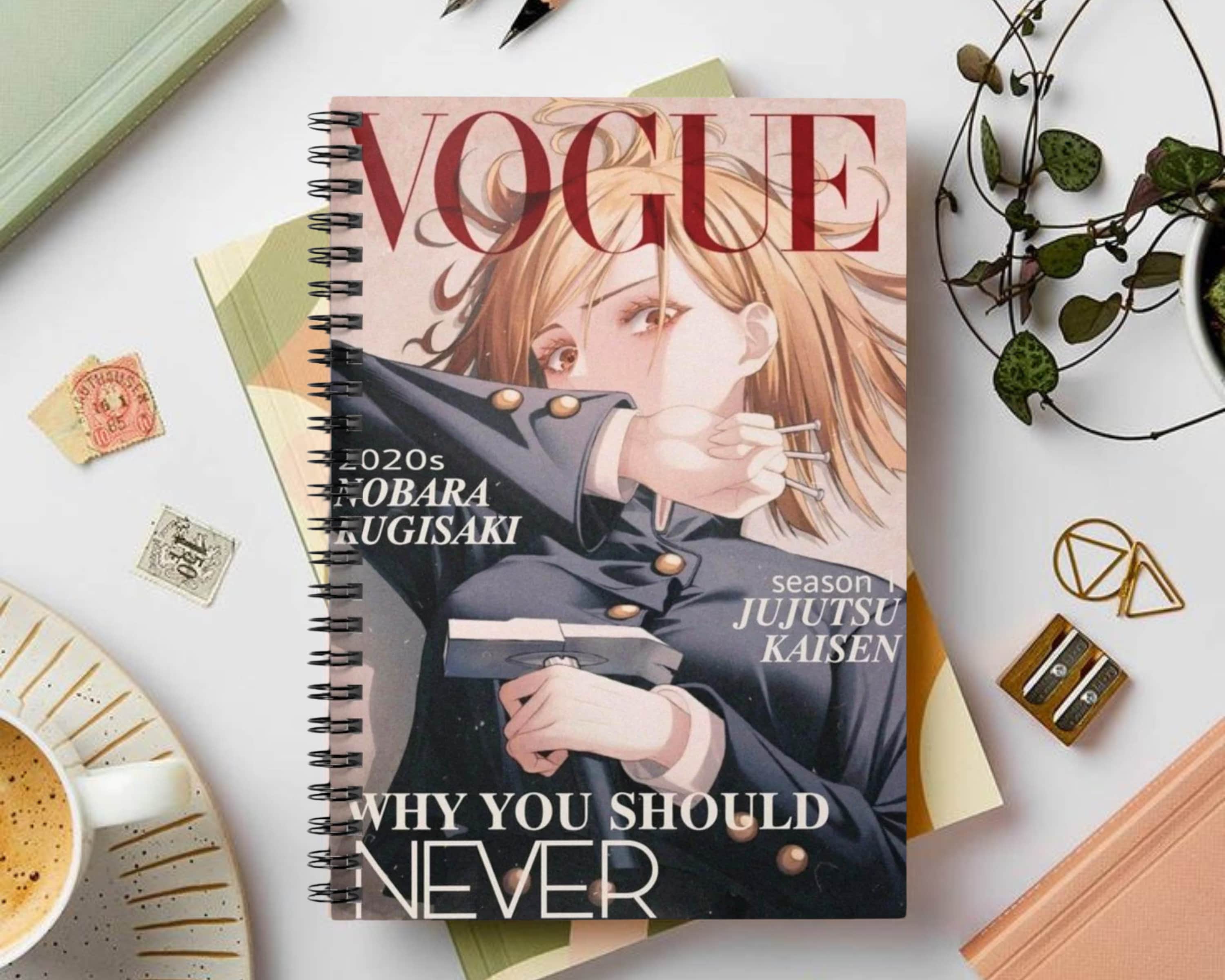 JUJUTSU KAISEN Notebook, NOBARA Kawaii Anime Journal, Free Shipping ...