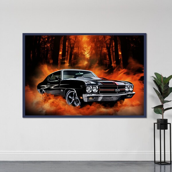 Classic Chevy Chevelle Wall Art - Etsy