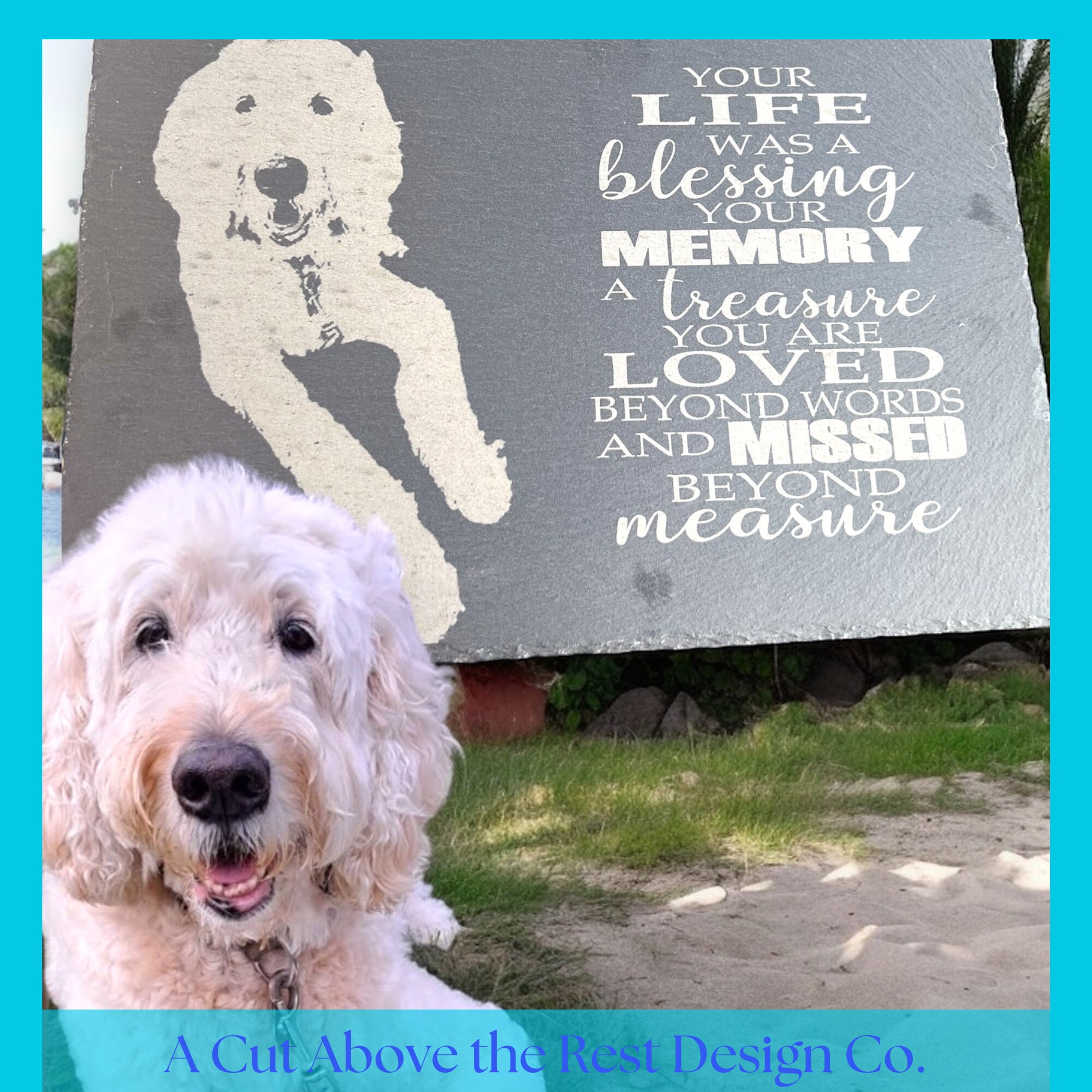Custom Slate Dog Memorial | Personalized Pet Engraving - Etsy