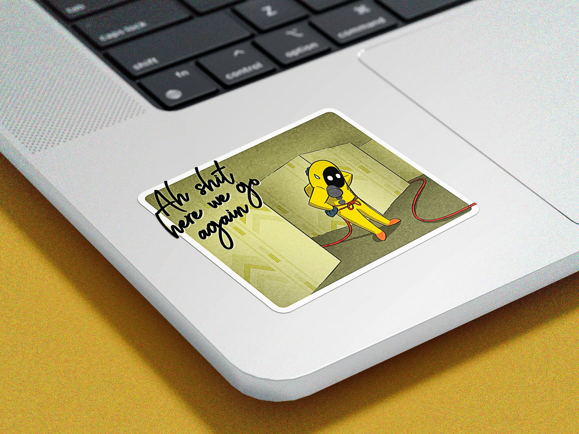 Backrooms Sticker Ah Sht. - Etsy