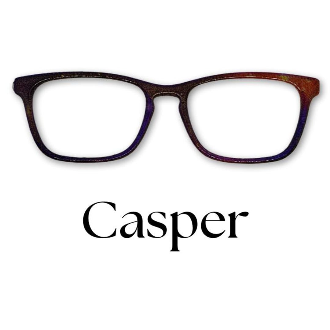 Magnetic Eyewear Toppers Casper Frame, Gradient, Snap on Glasses Covers ...