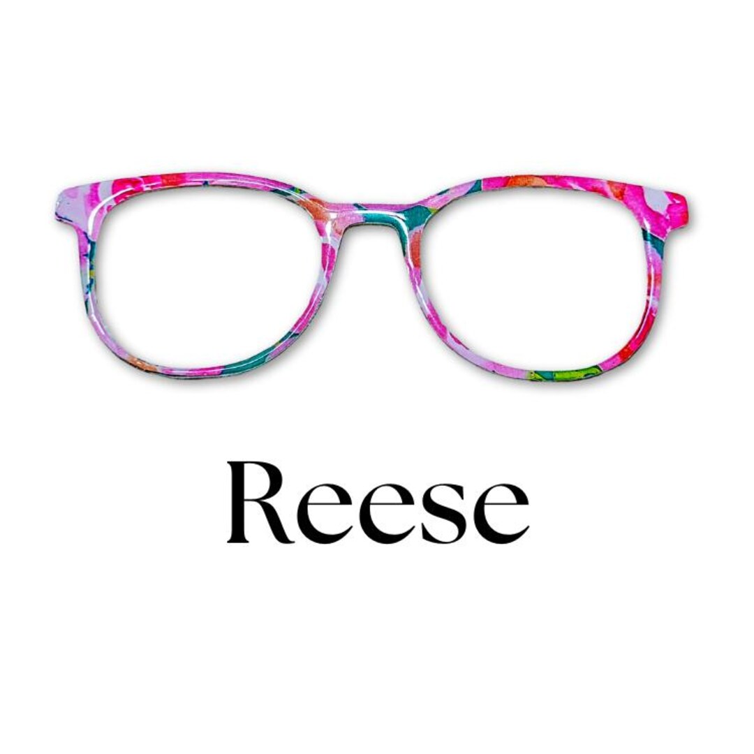 Springtime Magnetic Eyewear Toppers Reese Frame, Snap on Glasses Covers ...