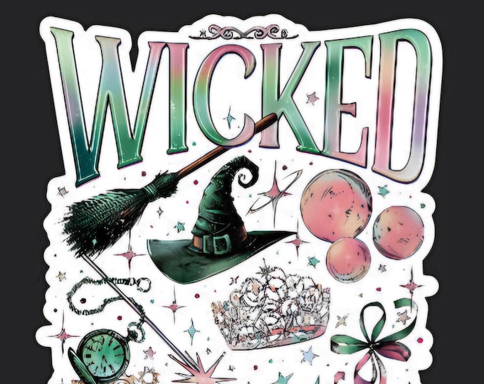 Wicked Stickers/sticker Pack - Etsy