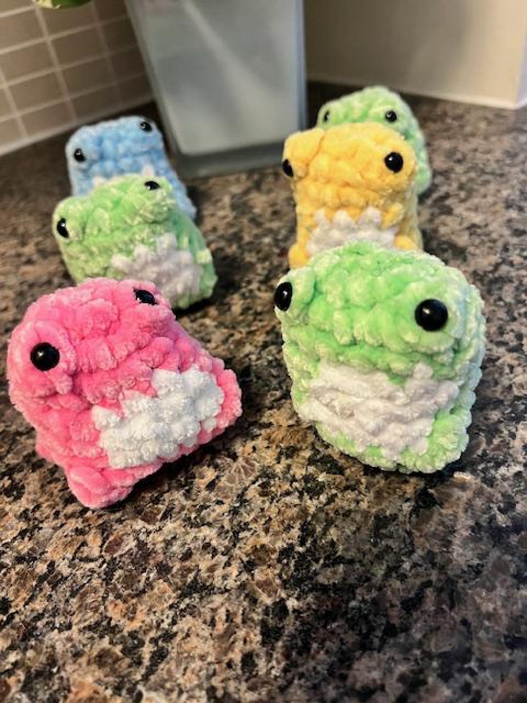 Army of Frogs Crochet Plushie, Sploosh, Desk Decor - Etsy