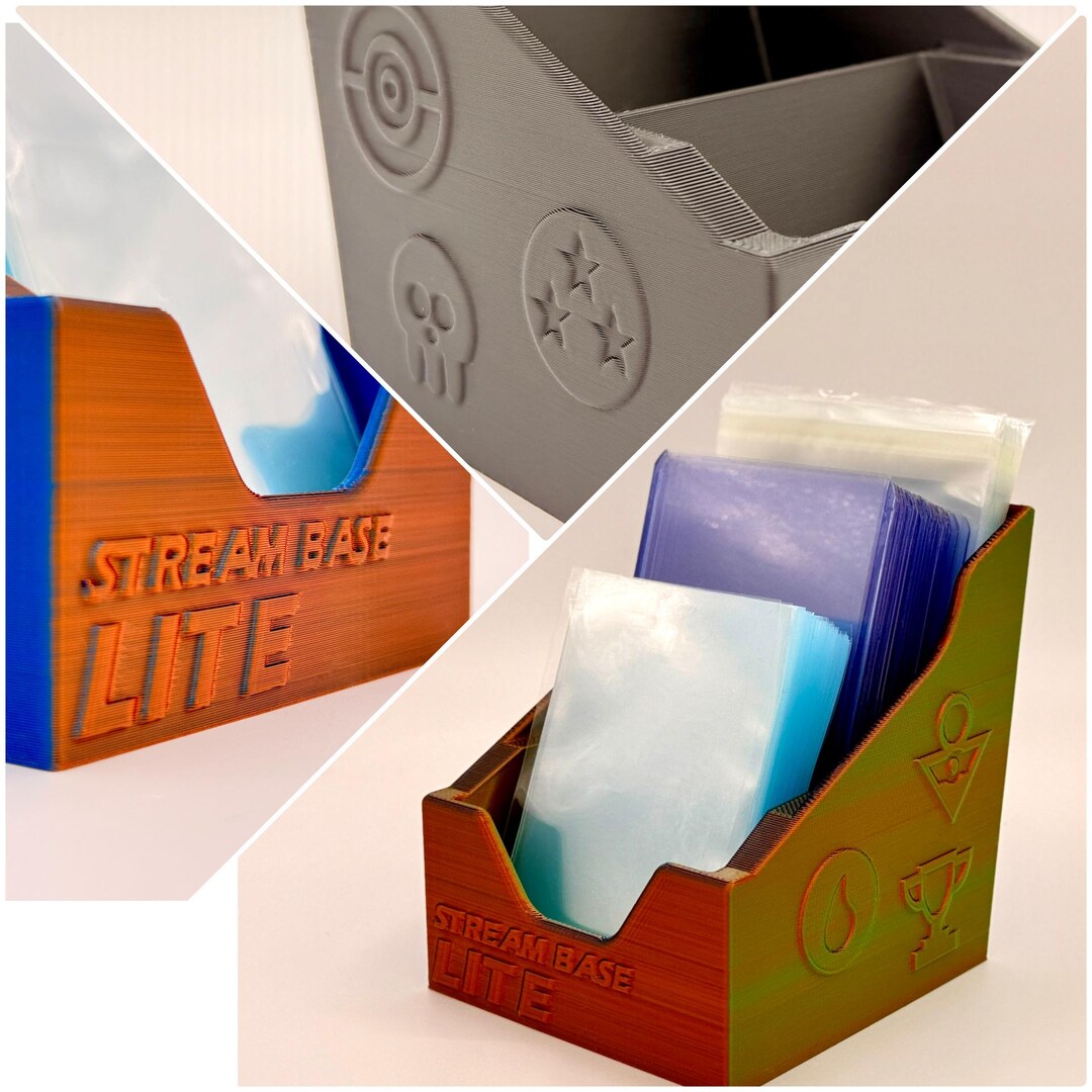 STREAM BASE Lite - TCG Desk Organizer – Toploader, Penny Sleeve, Card ...