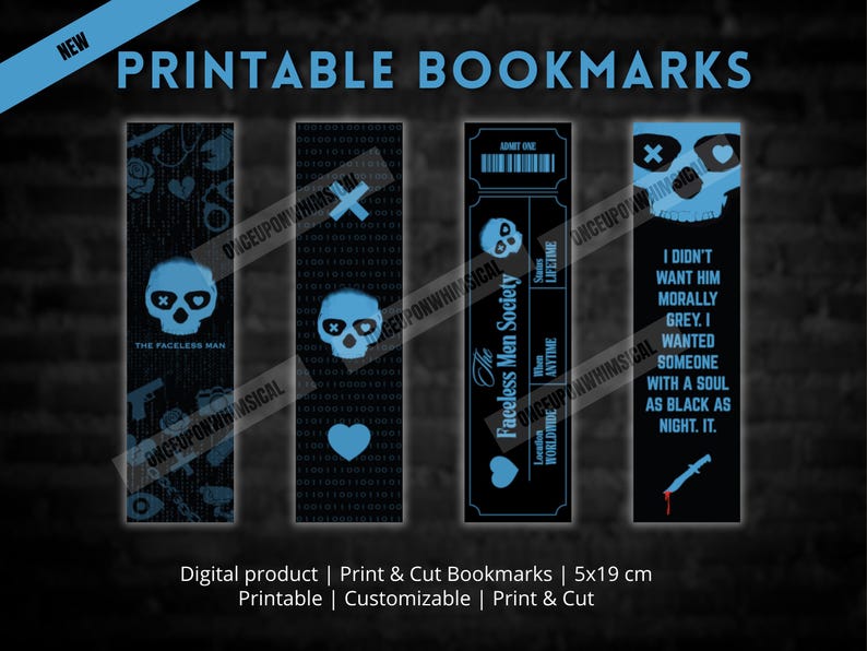 4 Aesthetic Printable Bookmarks Inspired by Lights Out by Navessa Allen ...