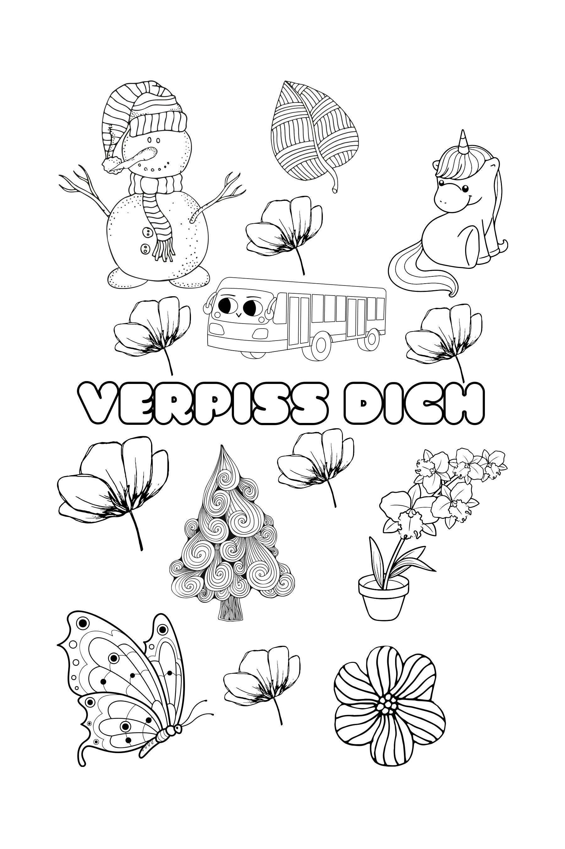 25 Swear Words Coloring Pages a Coloring Book for Young and - Etsy