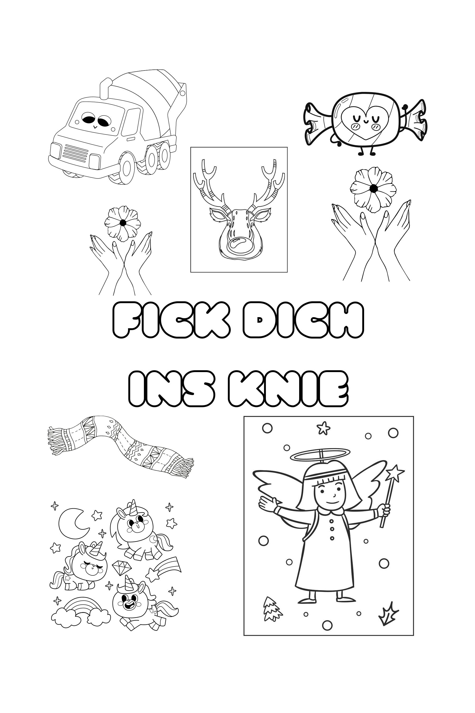 25 Swear Words Coloring Pages a Coloring Book for Young and - Etsy
