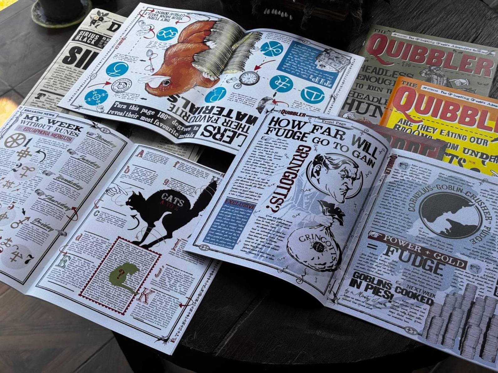 Quibbler Magazine Spectrespecs Whimsical Wizard - Etsy