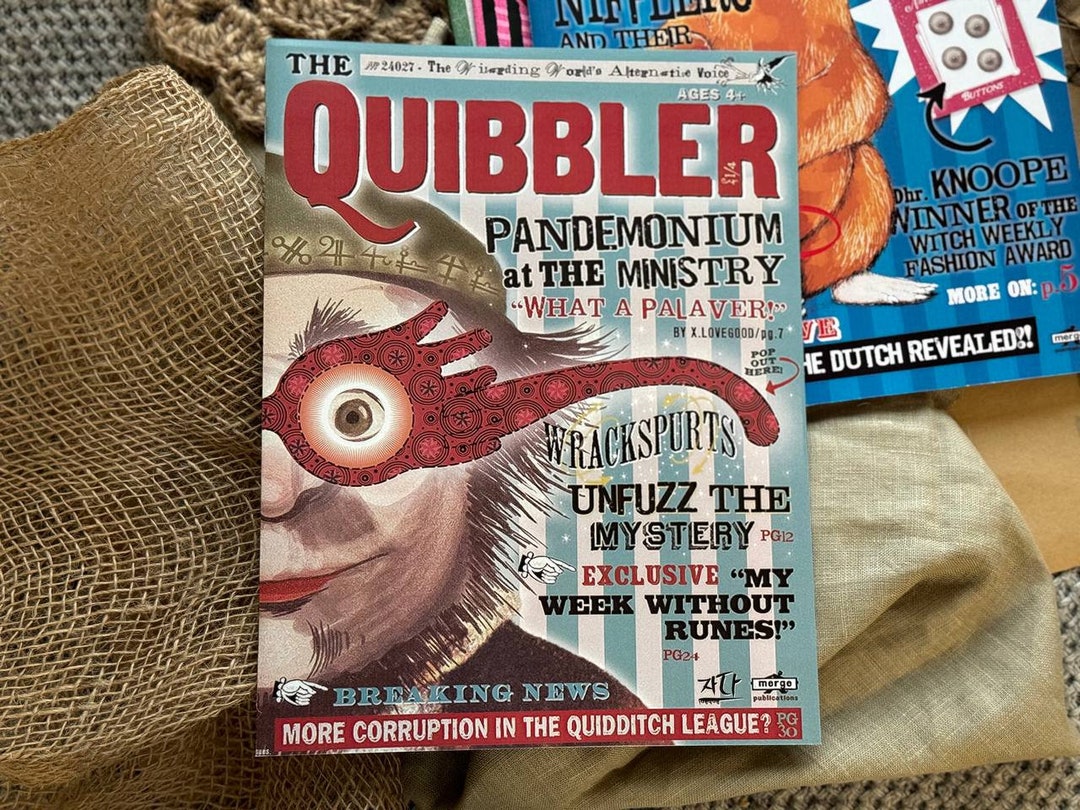 Quibbler Magazine Spectrespecs Whimsical Wizard - Etsy