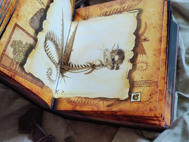 Dragon Manual Book HTTYD How to Train Your Dragon - Etsy