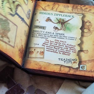 Dragon Manual Book HTTYD How to Train Your Dragon - Etsy Australia