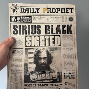 The Daily Prophet Newspapers 12 Pages. Fully Readable. Large Format ...