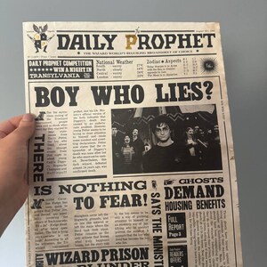 The Daily Prophet Newspapers 12 Pages. Fully Readable. Large Format ...