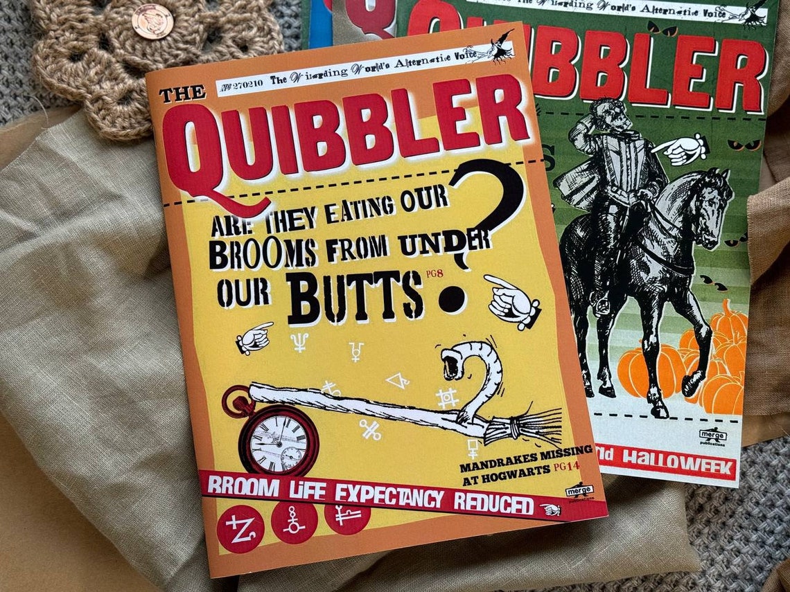 Set the Quibbler 6 Pc. Spectrespecs the Daily Prophet - Etsy