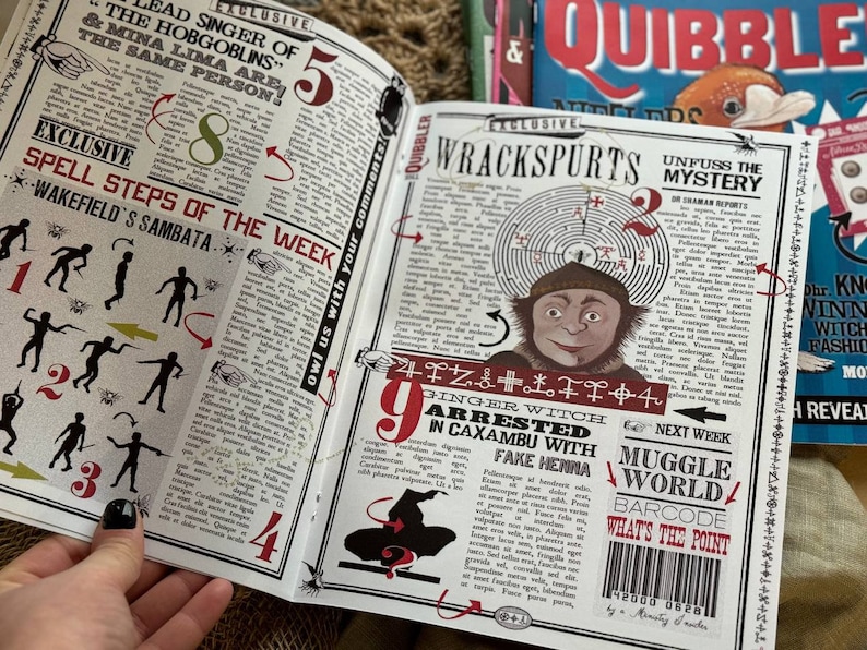 Quibbler Magazine Spectrespecs Whimsical Wizard - Etsy