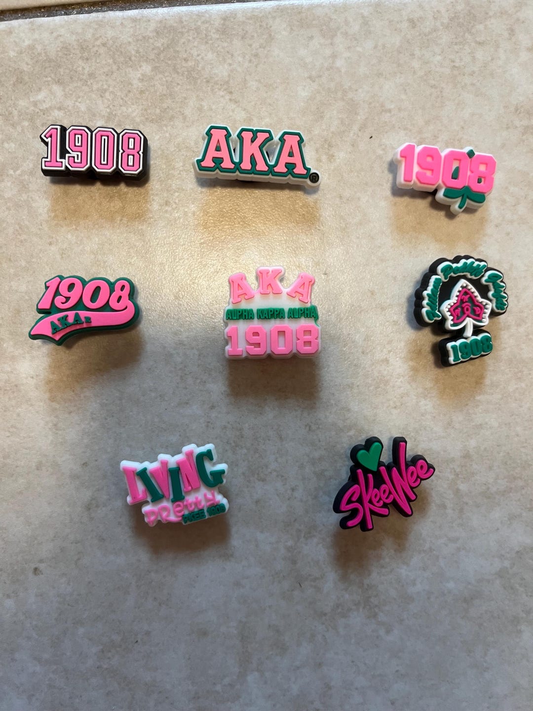 Alpha Kappa Alpha Sorority Incorporated Founders Day Para Ivy Leaf Pink ...