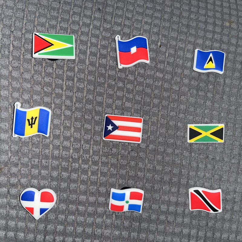 Caribbean Flag Pin - Etsy