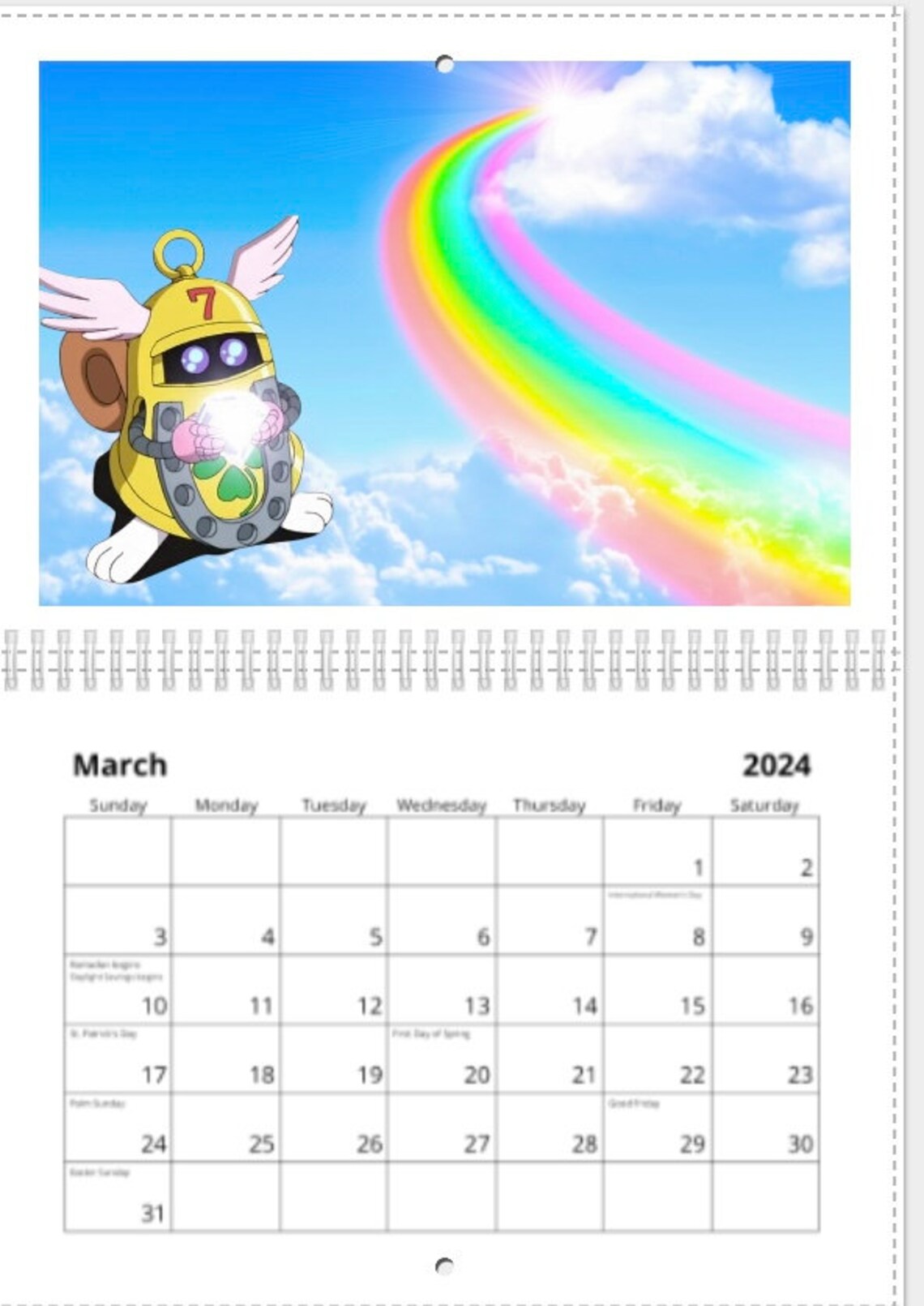 Sonic the Hedgehog 2024 Calendar, Kids 2024 Calendar, Sonic the ...